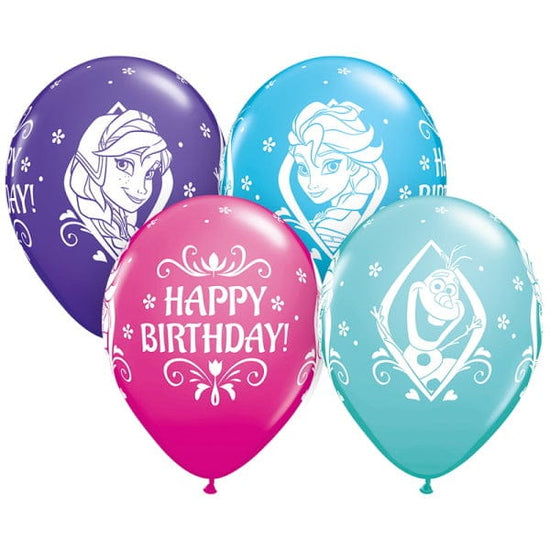 Frozen “Happy Birthday” blöðrur (4 litir) – Balún